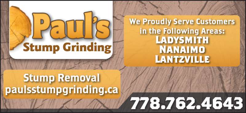 Pauls Stump Grinding | Canpages