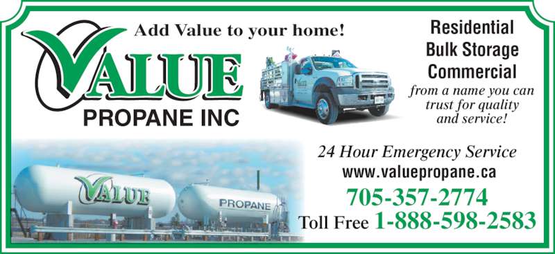 Value Propane Inc - Sunderland, ON - 54 Highway #12 | Canpages