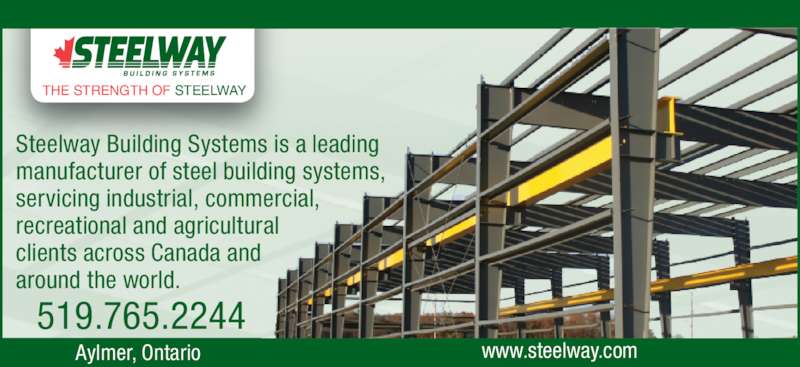 Steelway Building Systems - 7825 Springwater Rd, Aylmer, ON