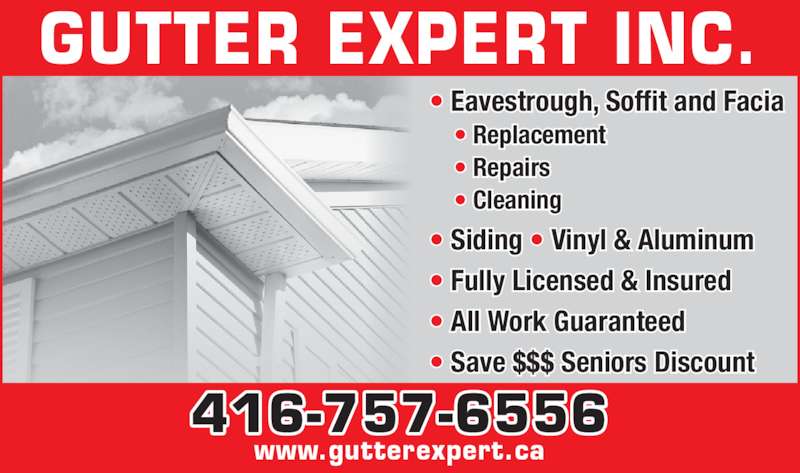 Gutter Expert Inc - Opening Hours - 85 Tiago Ave, East York, ON