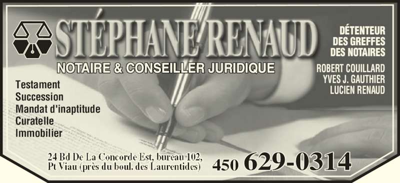 Stéphane Renaud - 24, boul de la Concorde E, Laval, QC