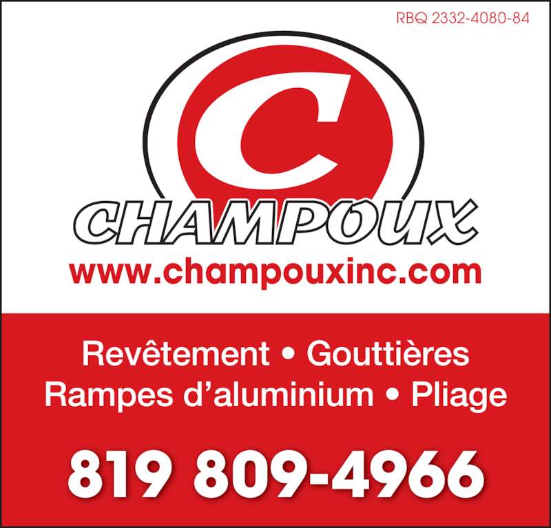 Champoux - Saint-Christophe-d'Arthabaska, QC - 352, av Pie-X | Canpages ...