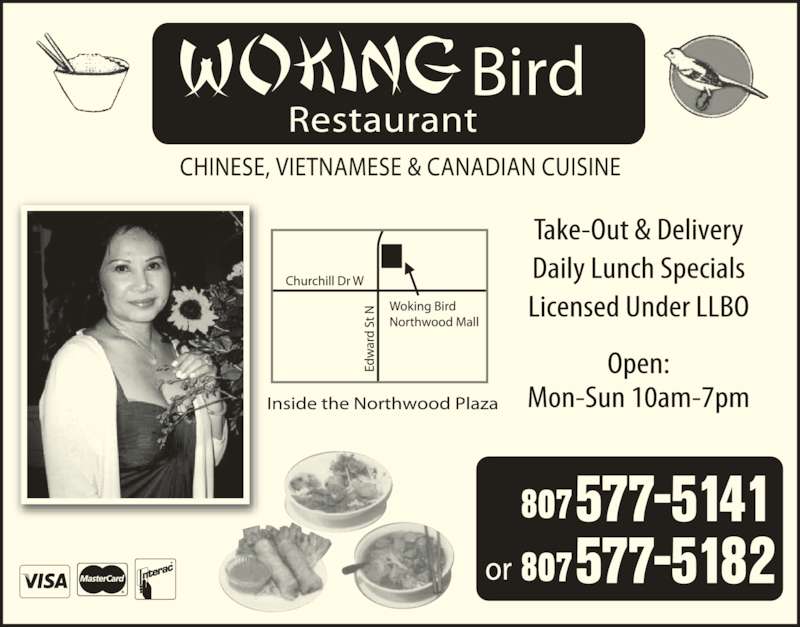 Woking Bird - Menu, Hours & Prices - 425 Edward St N, Thunder Bay, ON