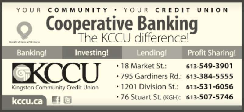 KCCU Kingston Community Credit Union Limited - 18 Market St, Kingston, ON
