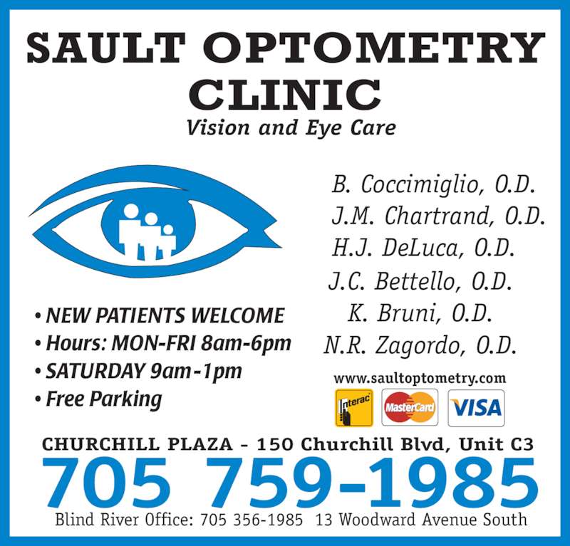 Sault Optometry Clinic - C3-150 Churchill Blvd, Sault Ste Marie, ON