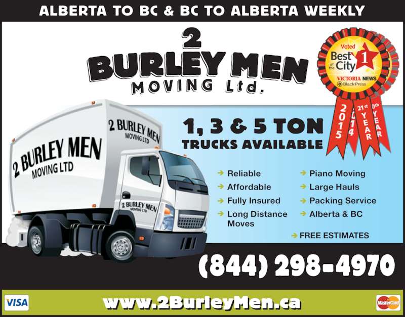 2 Burley Men Moving Ltd | Canpages